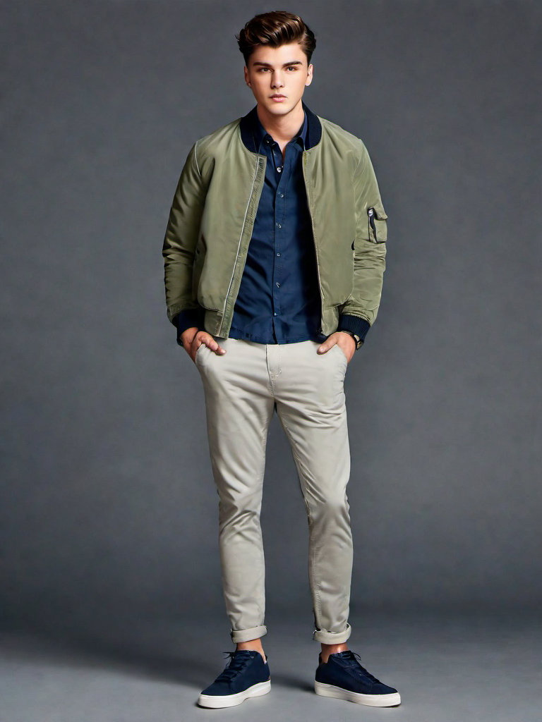 Outfit Idea for 21 year old Man, Average height, Medium skin, Black hair